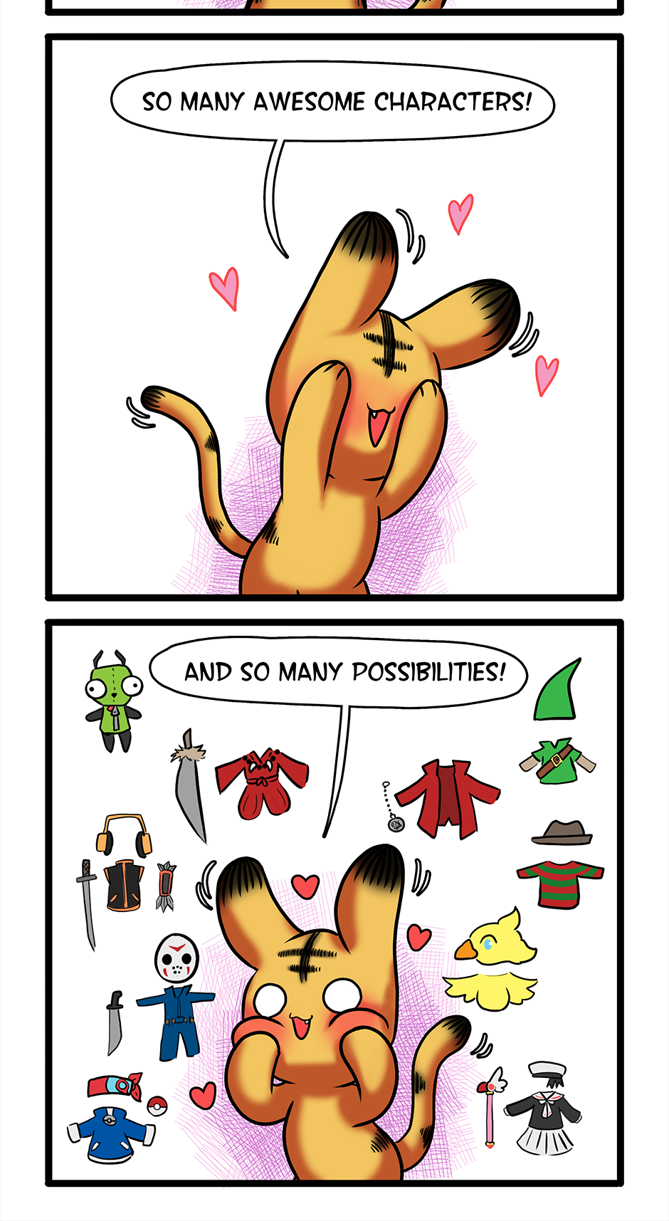 Read Tabby Rabbit Chaotic Adventures :: Cosplaying? | Tapas Comics