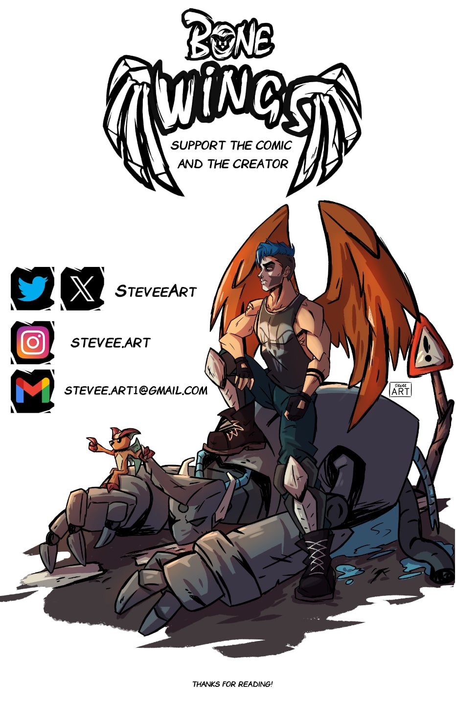 Read BONE WINGS :: The Bone Wings | Tapas Community