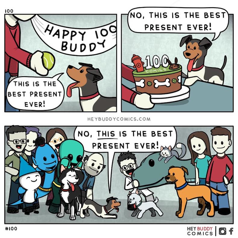 Read Hey Buddy Comics :: 100 | Tapas Community