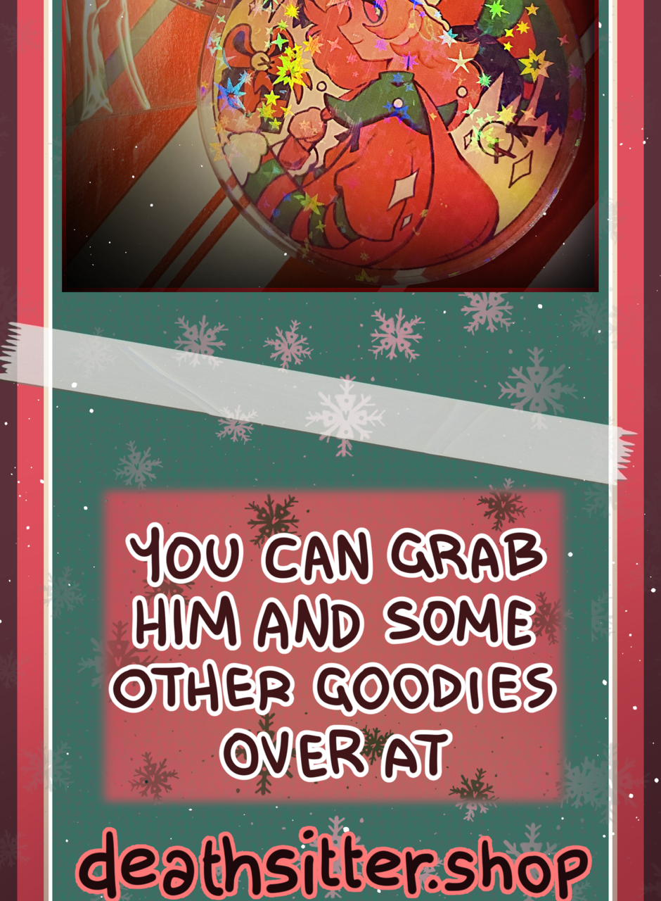 Read DeathSitter :: Holiday Merch!! Felix Acrylic Keychain! | Tapas ...