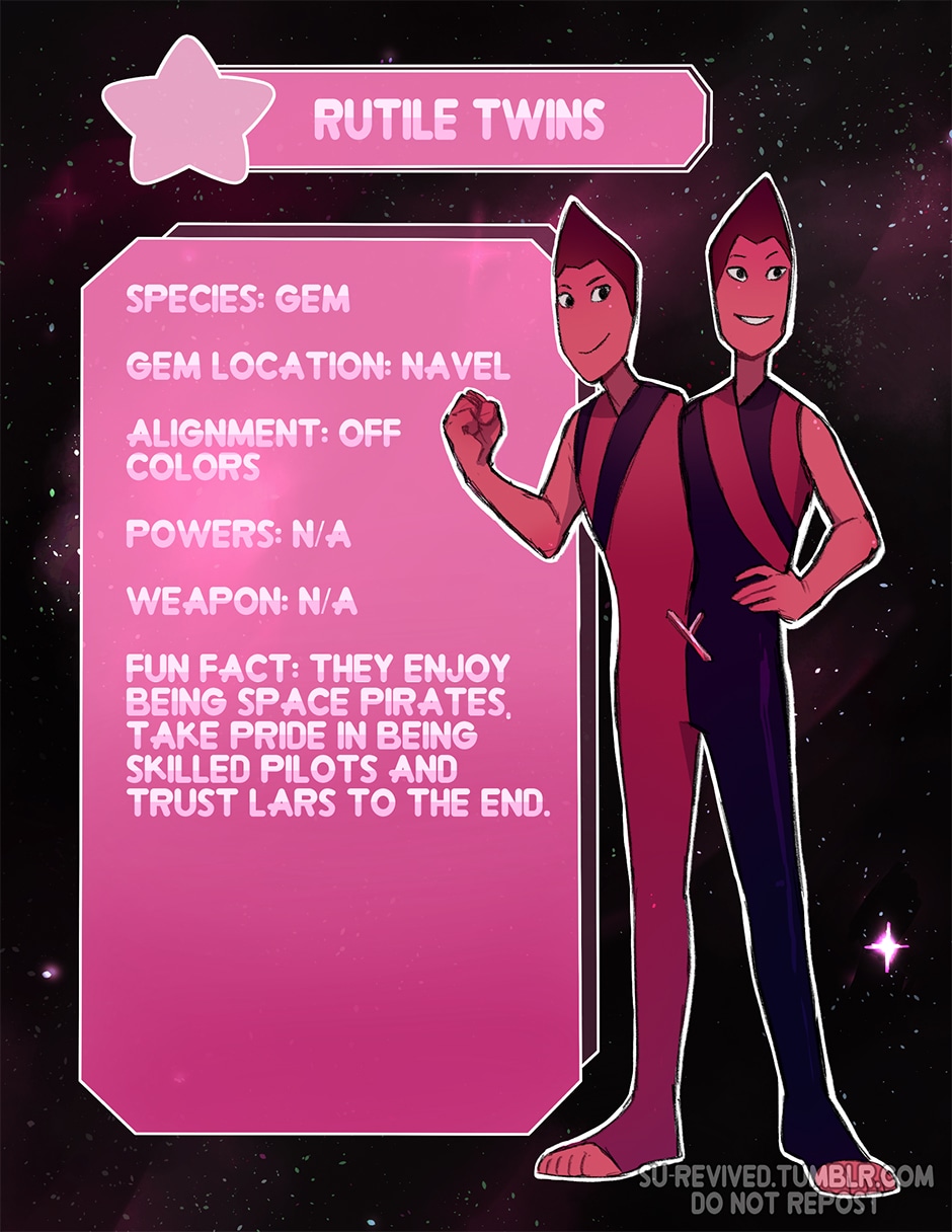 Read Info Cards :: Rutile Twins | Tapas Community