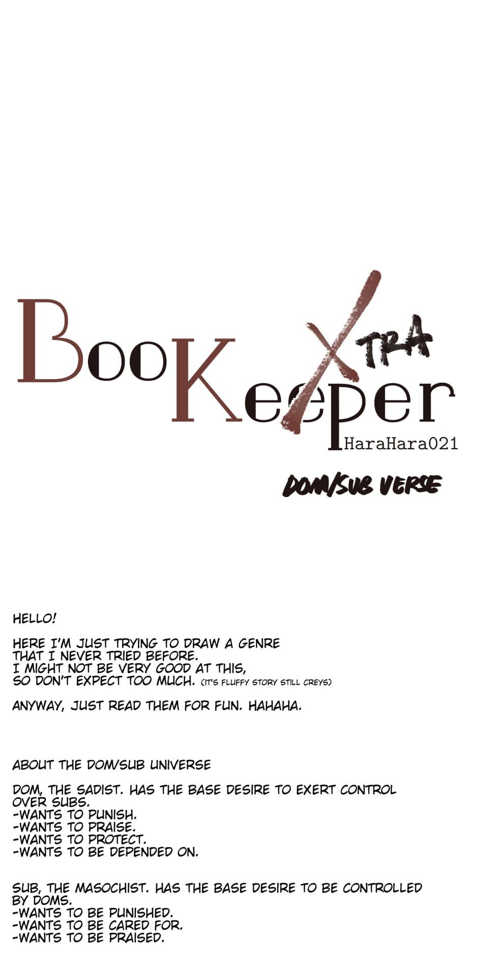 Read BooKeeper :: BooKeeper Xtra | Tapas Community