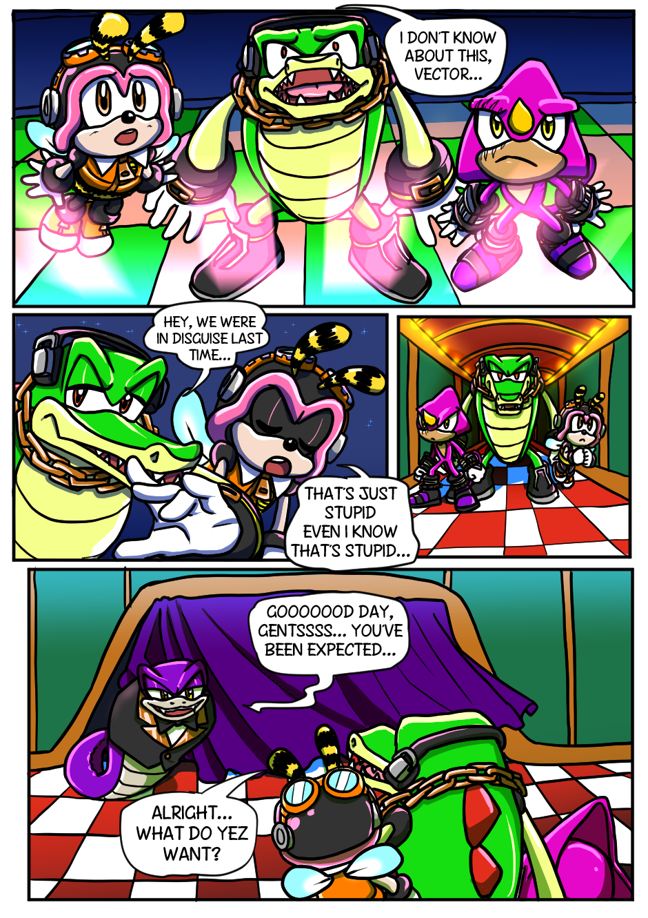 Read Team Chaotix Detective Agency :: The Eyes of the Snake | Tapas ...