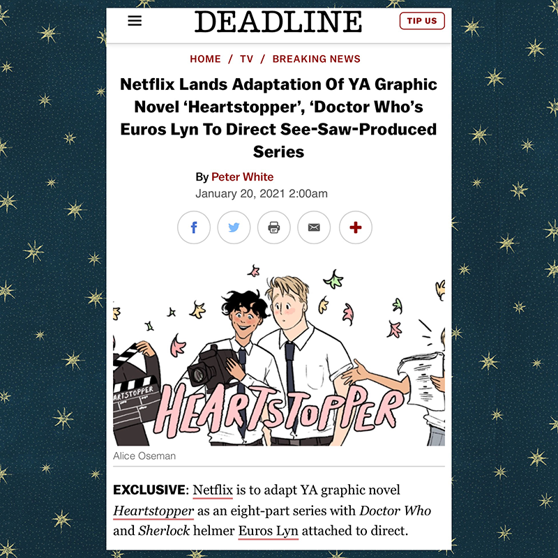 Read Heartstopper :: Netflix Adaptation Announced! | Tapas Community