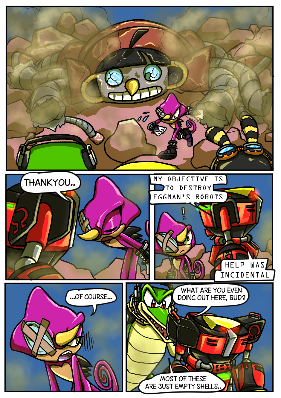 Read Team Chaotix Detective Agency :: Revenge of the Robot Graveyard ...