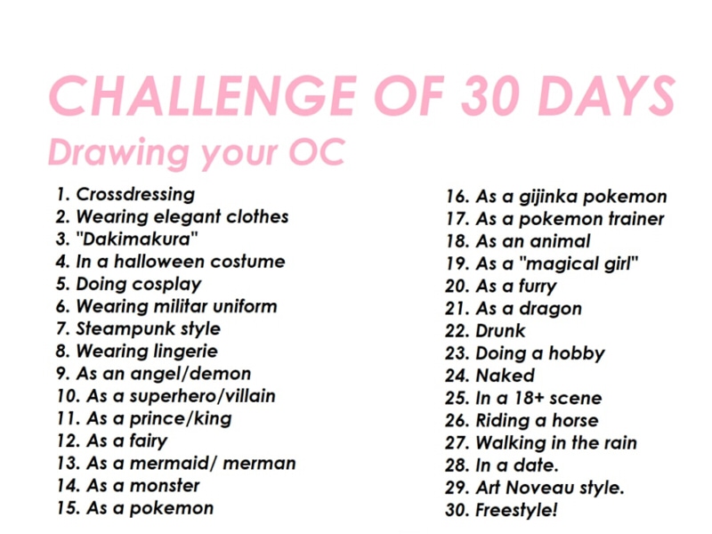 Read Pandaemonium EXTRAS :: 30 days OC challenge | Tapas Comics