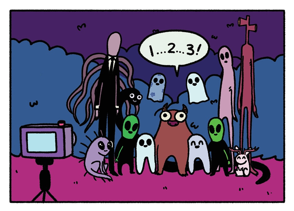 Read Cryptid Club :: Group Photo | Tapas Comics