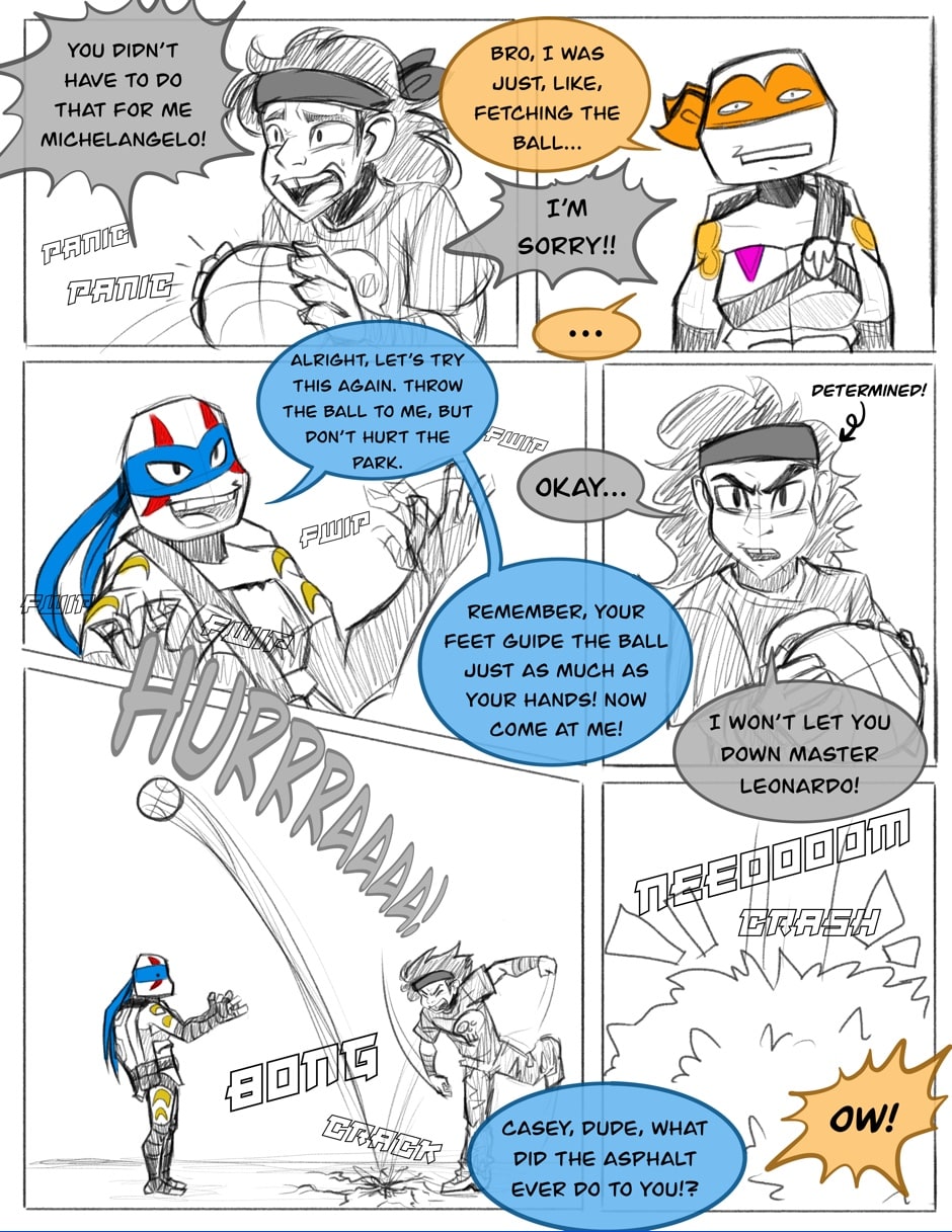 Read Rise of the Parallel: Teenage Mutant Ninja Turtles :: A Cut Short ...