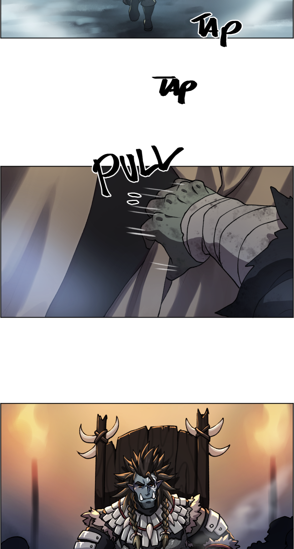 Read Deathblight Barghest :: Orc camp | Tapas Community