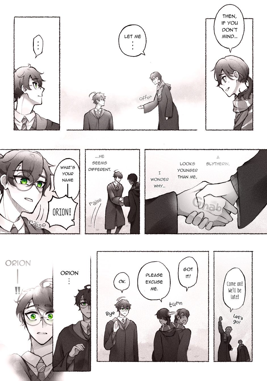 Read TMRHP : Tomarry Doujin :: Orion Black | Tapas Community