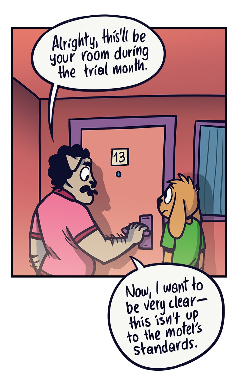 Read Weirdogs :: 1.8 - In Your Face, Dude!!! | Tapas Community