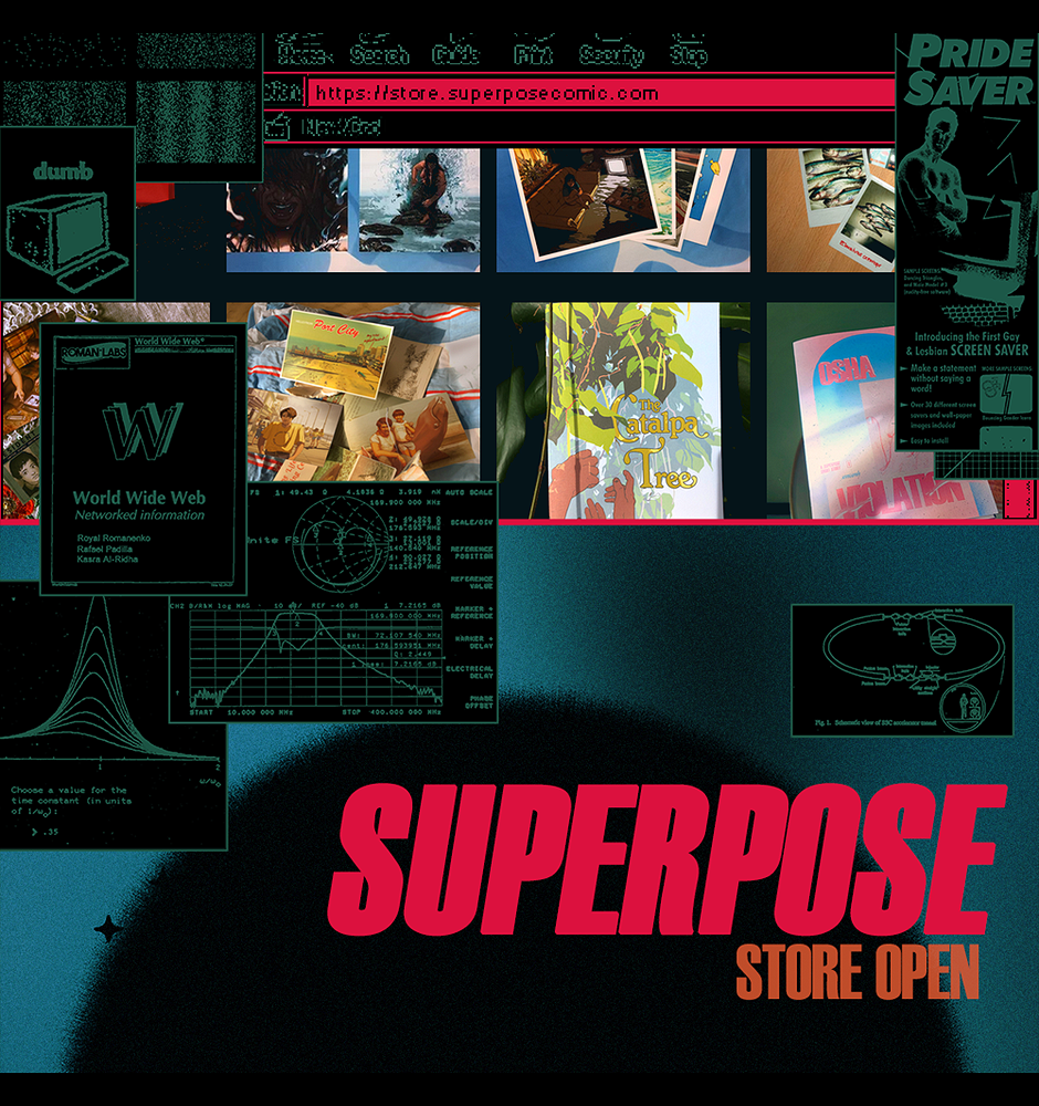 Read SUPERPOSE :: SUPERPOSE: THE STORE! | Tapas Comics