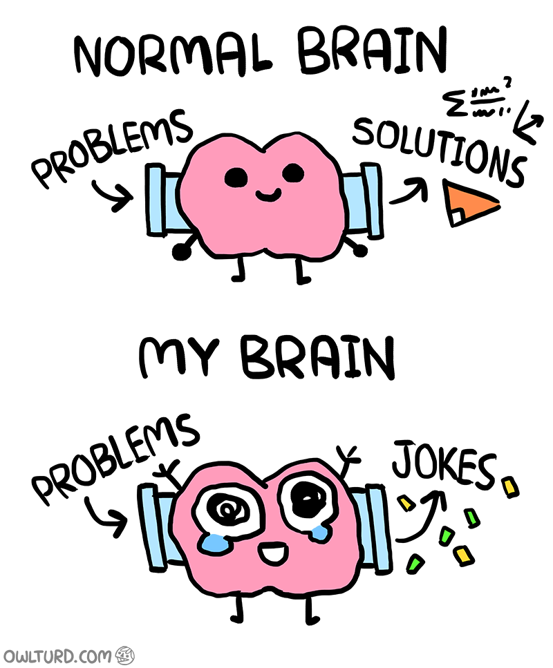 Read Shen Comix :: Normal Brain vs. My Brain 2 | Tapas Community