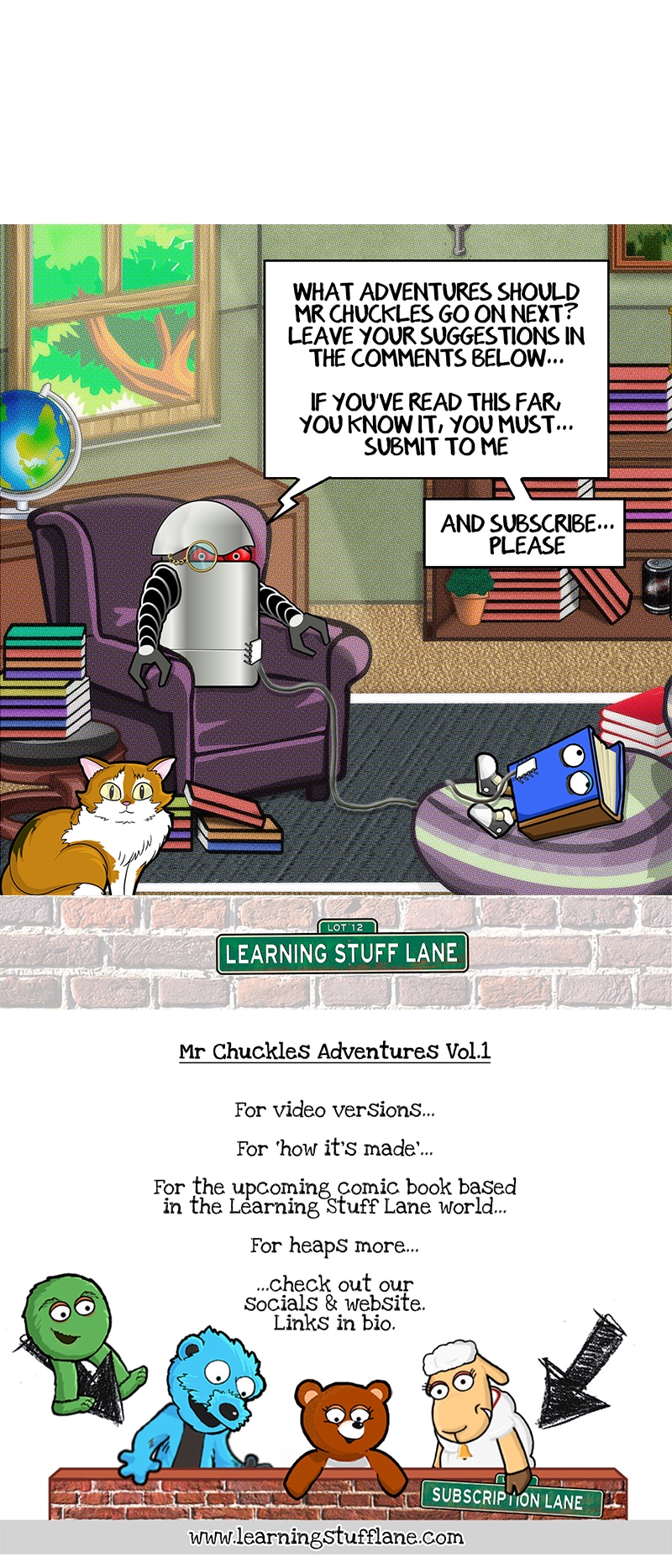 Read Learning Stuff Lane: Mr Chuckles Adventures Vol.1 :: Mr Chuckles ...