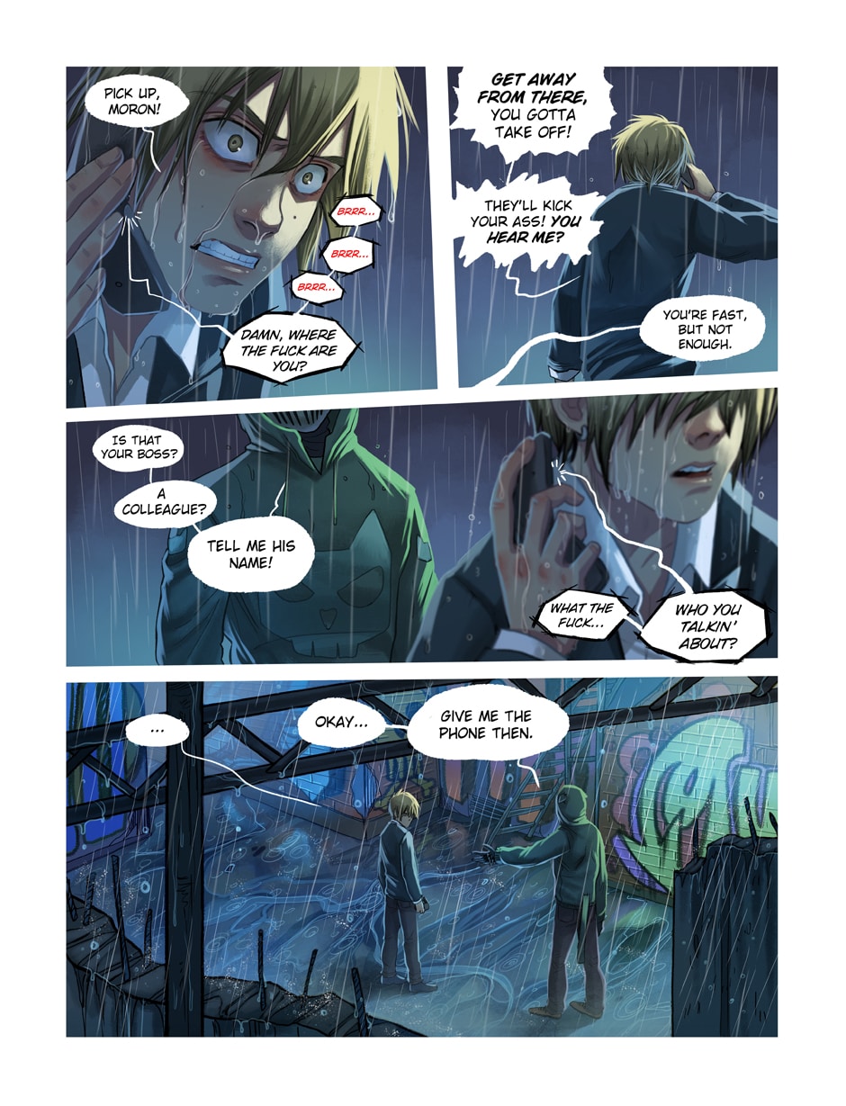 Read NINE STONES :: CHAPTER 3: Contact. | Tapas Community