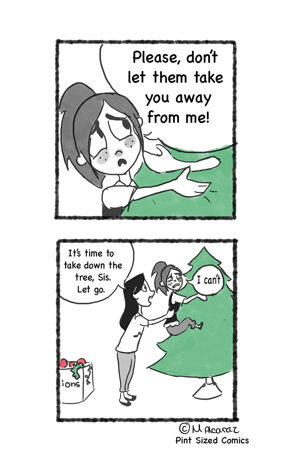 Read Pint Sized Comics :: Christmas is officially over | Tapas Comics