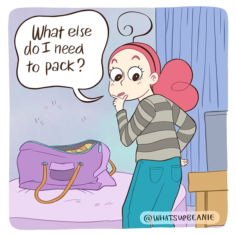 Read Beanie's Comics :: Packing | Tapas Community