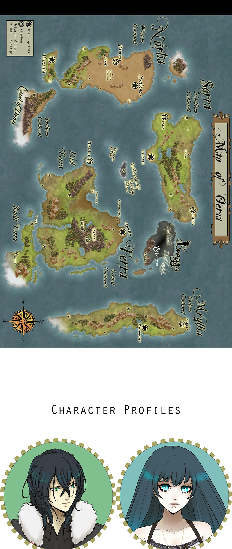 Read Everwake :: Map + Complete Character Profiles (1 week Countdown ...