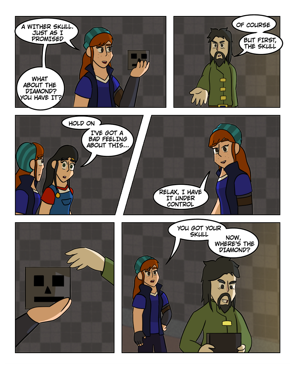 Read Minecraft Story Mode comic :: Endercon | Tapas Community