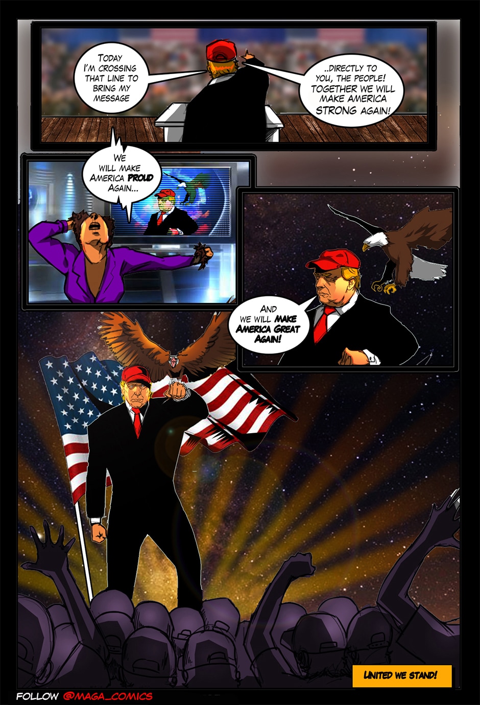 Read MAGA Comics: President Trump Comics :: President Trump vs Fake ...