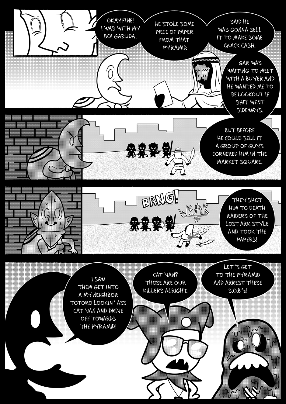 Read Persona Parody Comics :: Sleazy Sandy | Tapas Comics