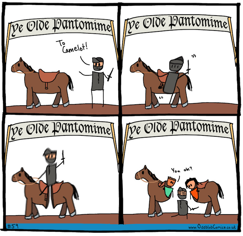 Read Oddblob Comics :: Pantomime Troubles | Tapas Community