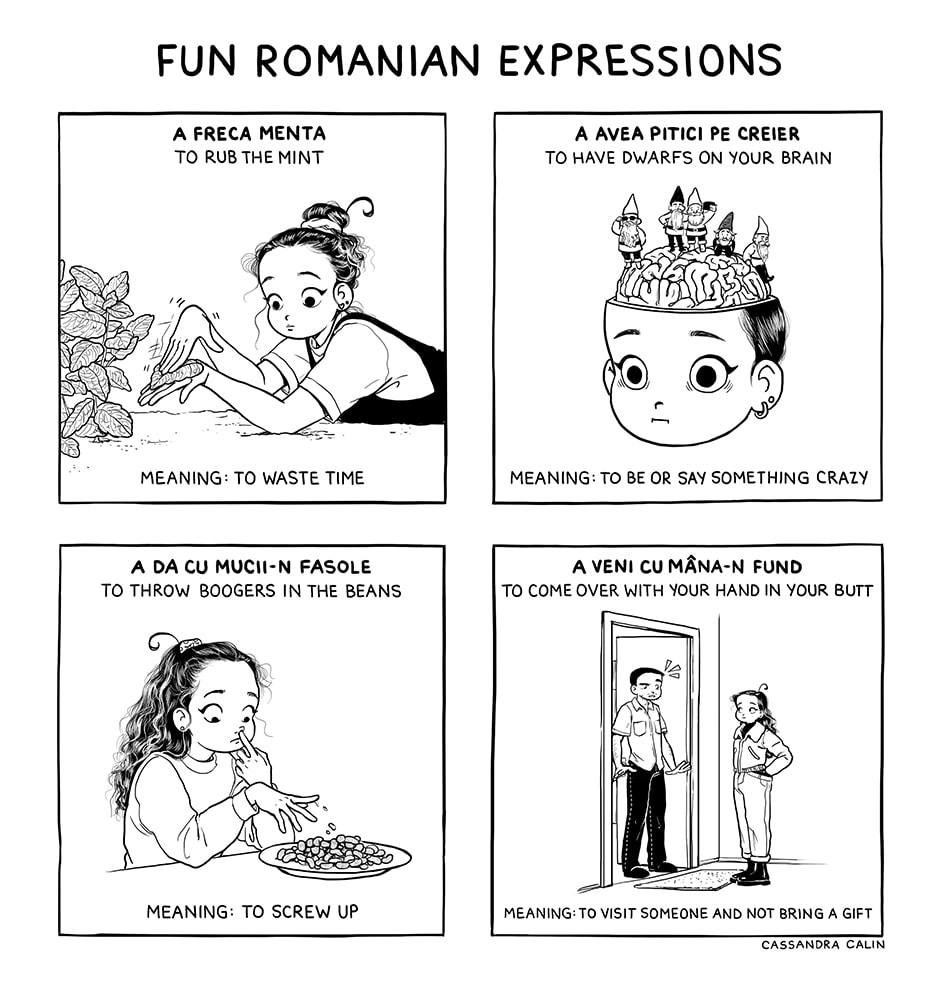 Read Cassandra Comics :: Fun Romanian Expressions | Tapas Community