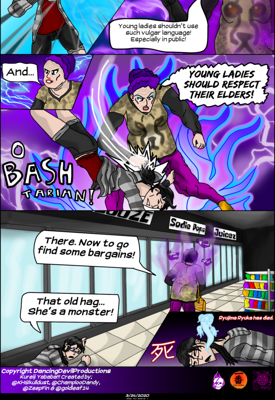 Read Kureiji Yababa!!! (Classic) :: Ryuka vs the Obatarian! | Tapas Community