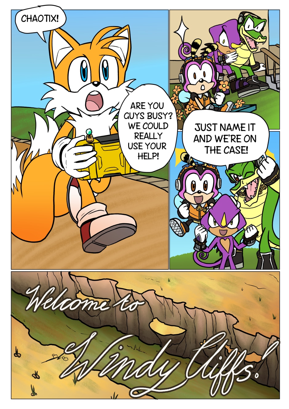 Read Team Chaotix Detective Agency :: Chaos Clash on the Cliffs (part ...