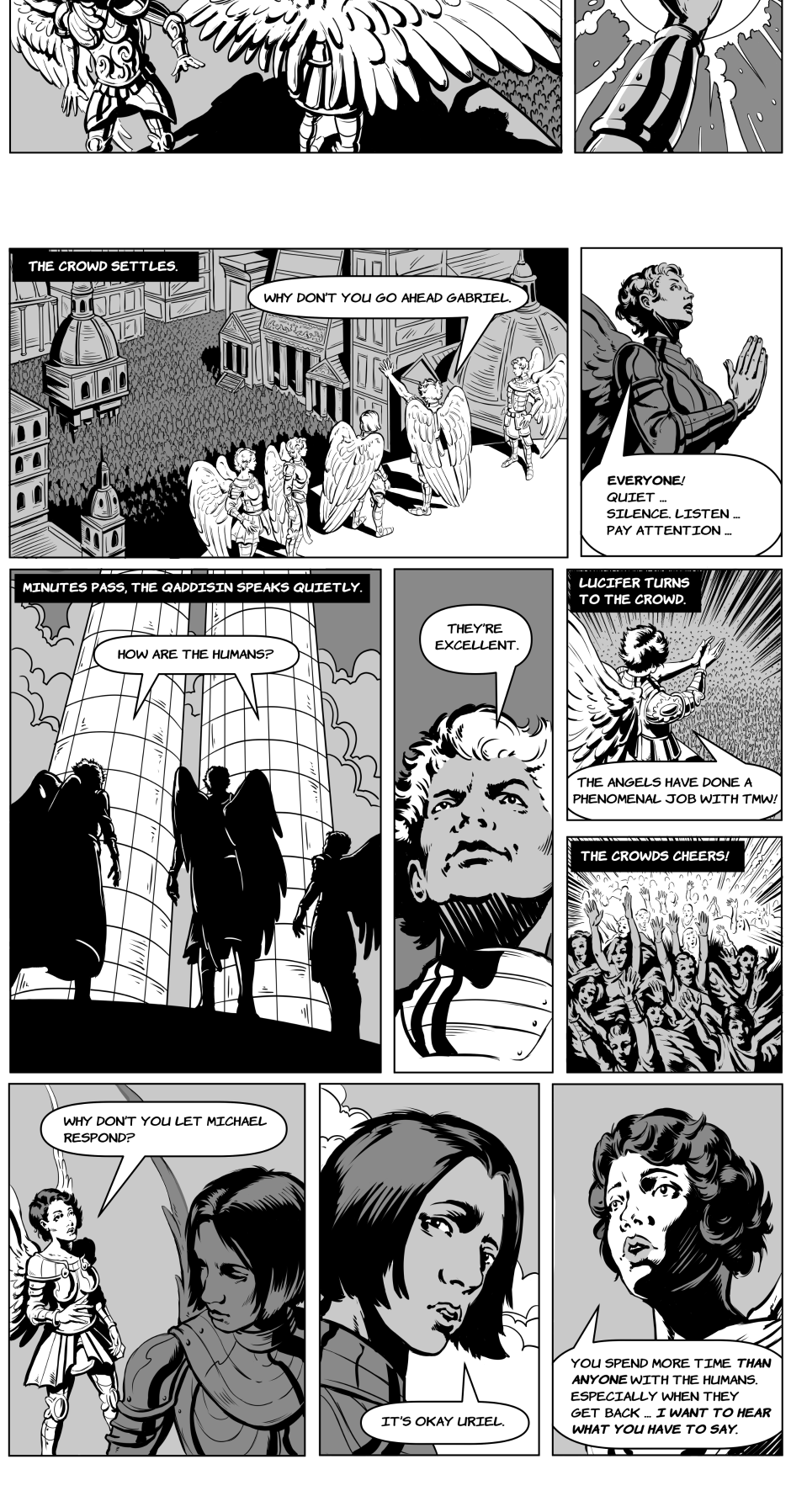 Read The War in Heaven :: The Qaddisin | Tapas Comics