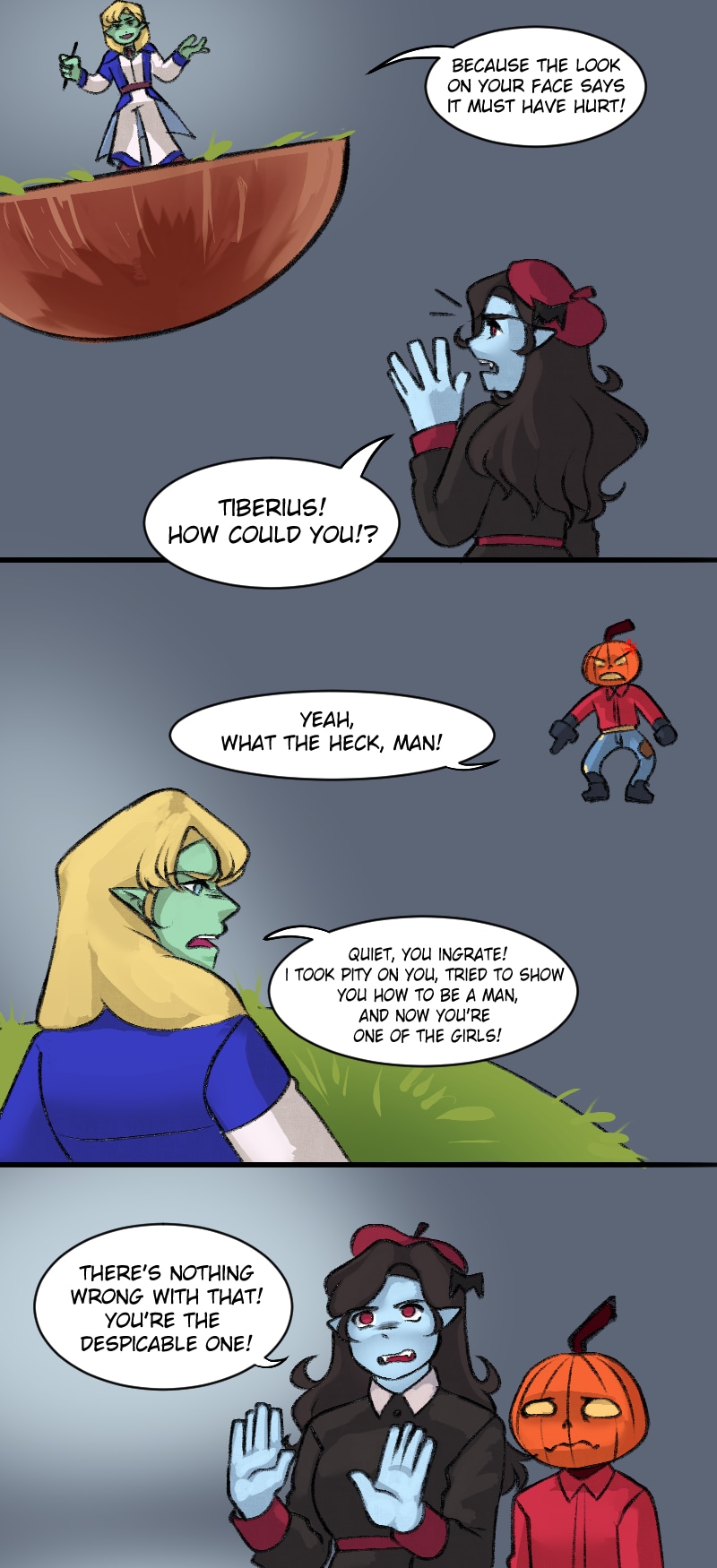 Read Headless Over Heels :: "Move-In Day" - Ch 13 - Snake in the Grass | Tapas Community