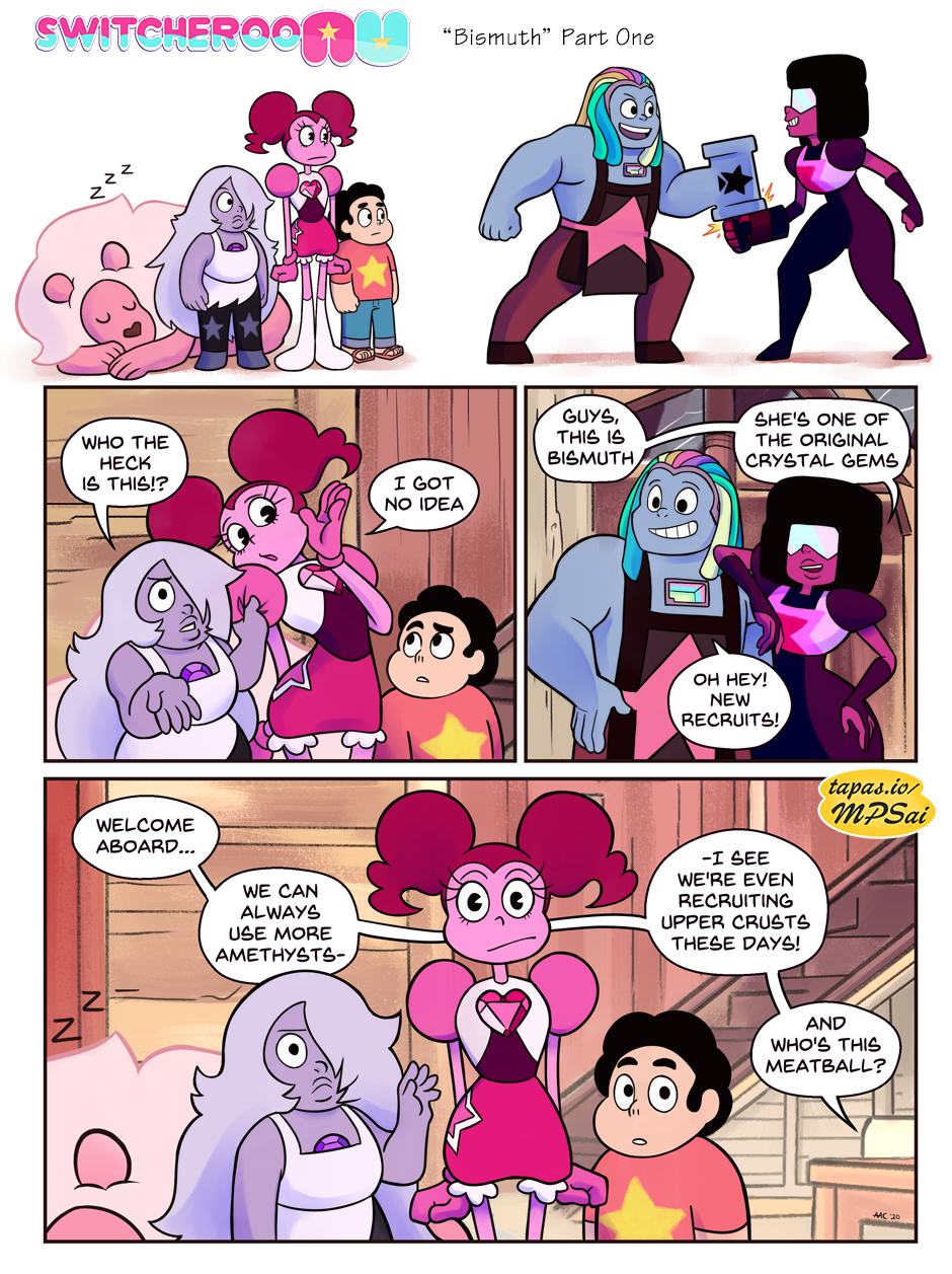 Read Switcheroo AU - Steven Universe AU :: Bismuth (Part 1) | Tapas Community