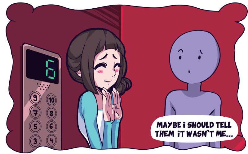 Read SLiCE of POLiiP :: Panic in the elevator | Tapas Community