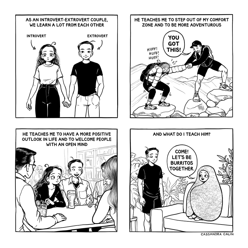 Read Cassandra Comics :: Introvert + extrovert | Tapas Community