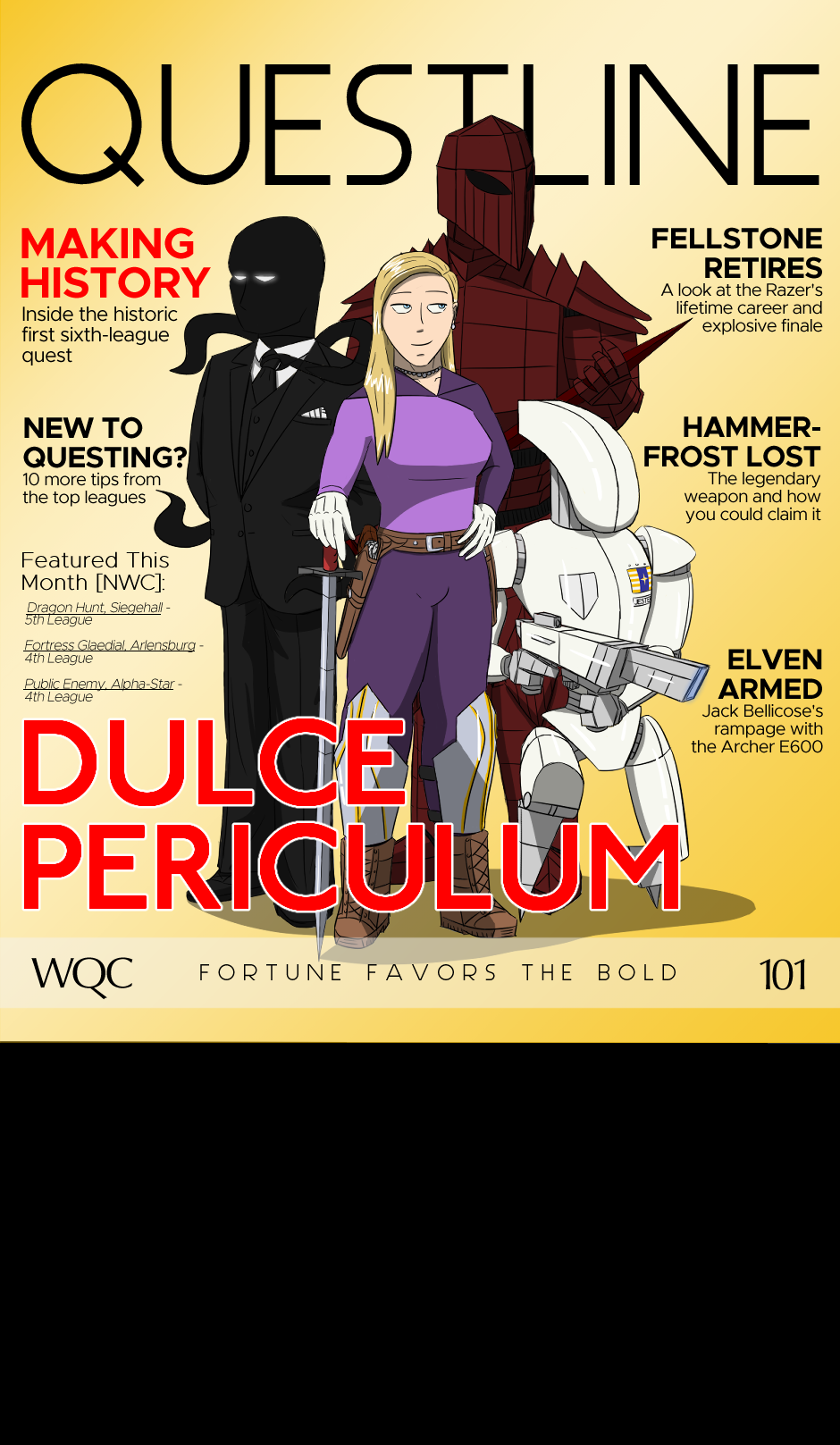 Read Questline :: Ch1E01 - Dulce Periculum Pt. 1 | Tapas Comics