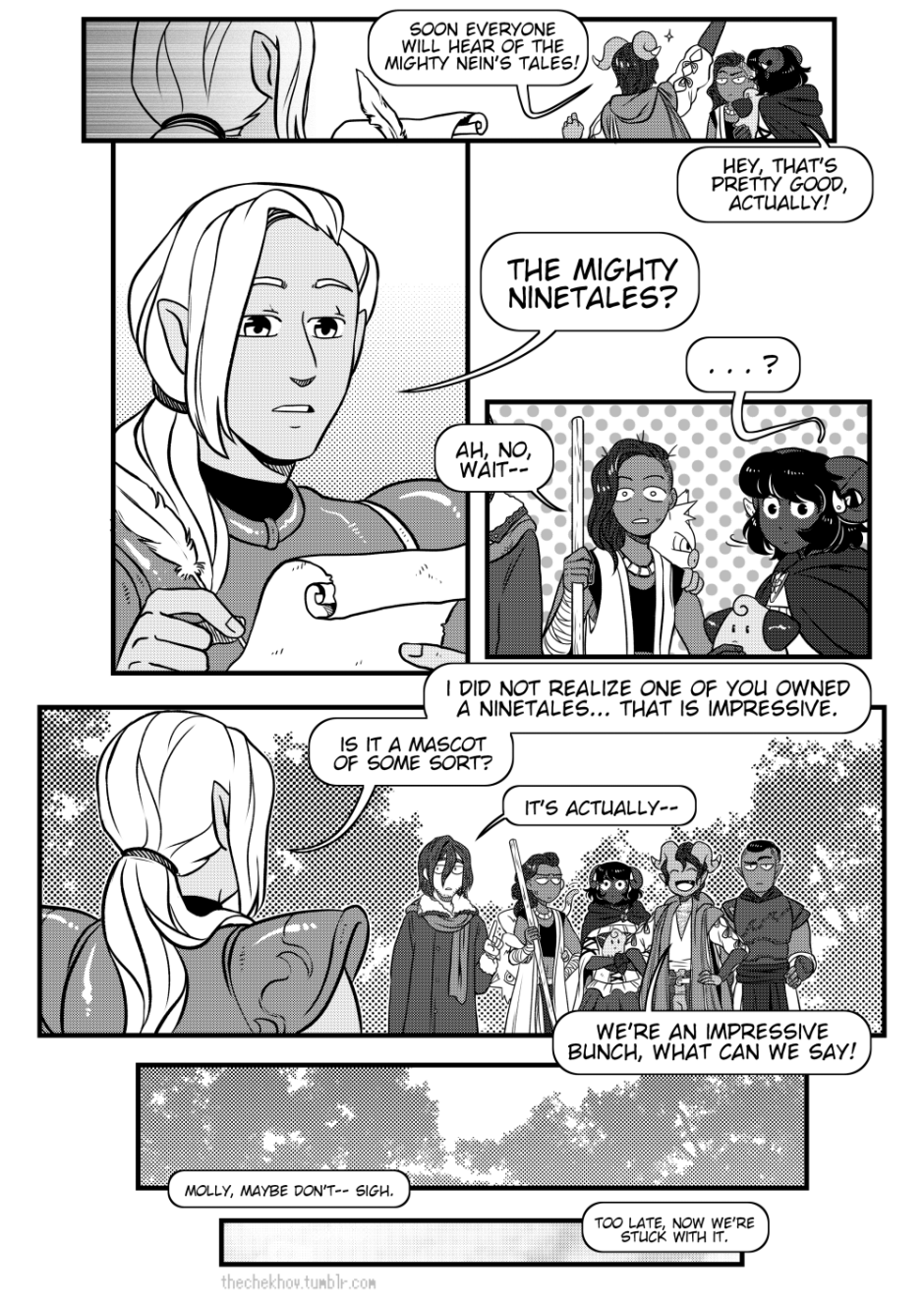 Read The Mighty Neintales :: C2 EP8: The Gates of Zadash | Tapas Community