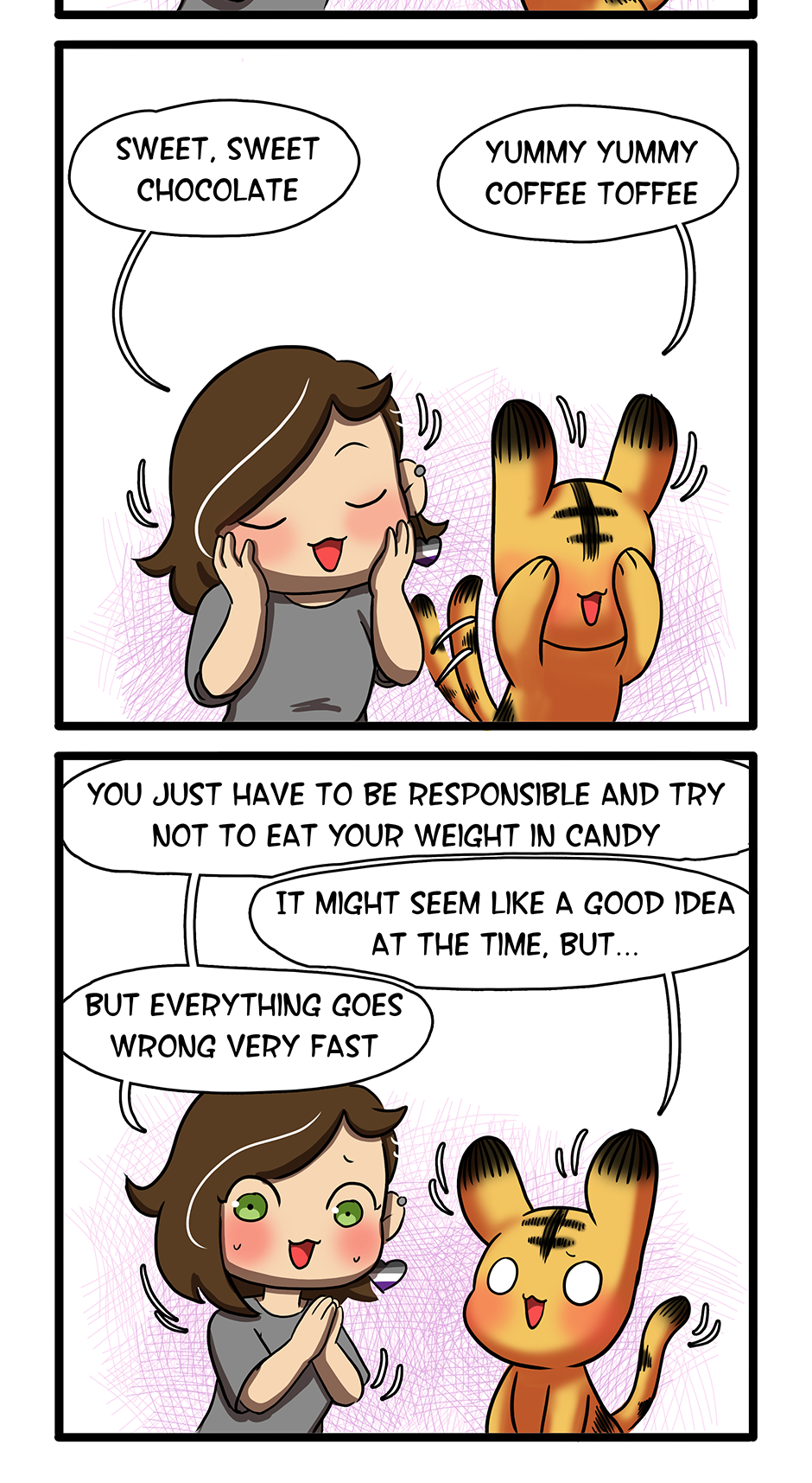Read Tabby Rabbit Chaotic Adventures :: Favorite candy? | Tapas Comics