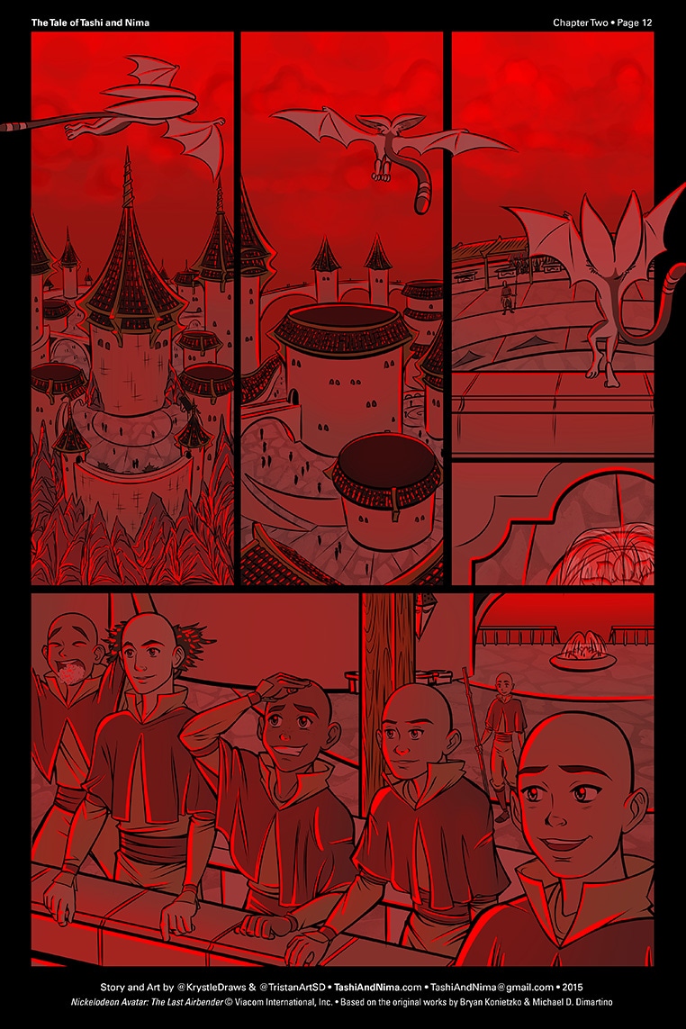 Read Avatar: The Tale of Tashi and Nima :: V.1, Ch.2 - (pgs. 12-28 ...