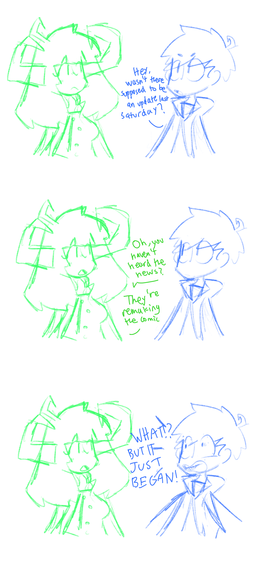 Read THE MISADVENTURES OF TEAM XENOS :: UPDATE PAGE WOOO | Tapas Community