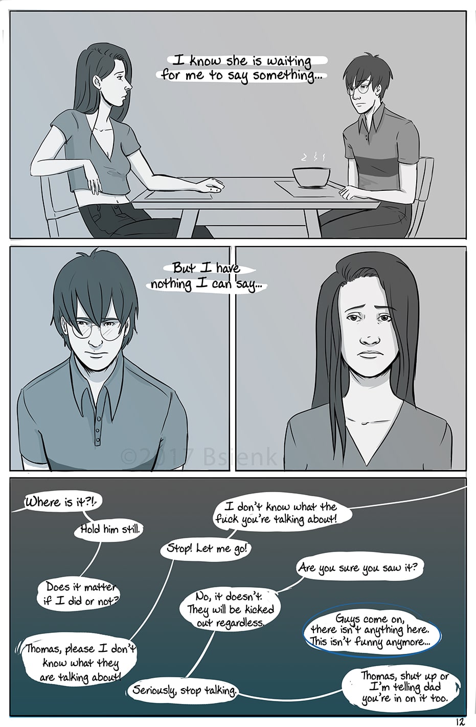 Read Confessions :: Confessions 1:12 | Tapas Comics