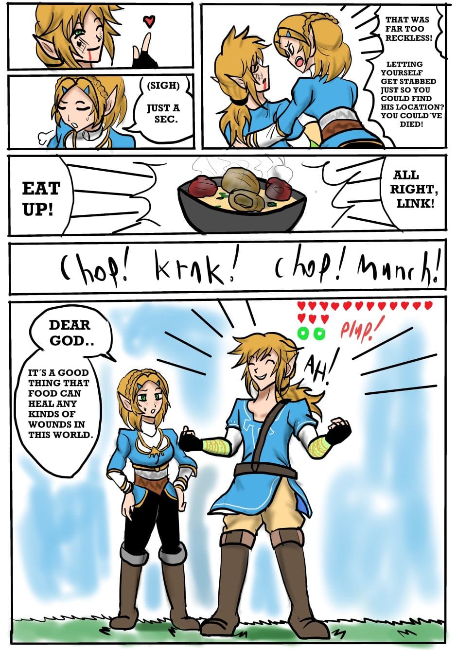 Read Zelda The Calamity Damsel :: The invinsible foe 2 | Tapas Community