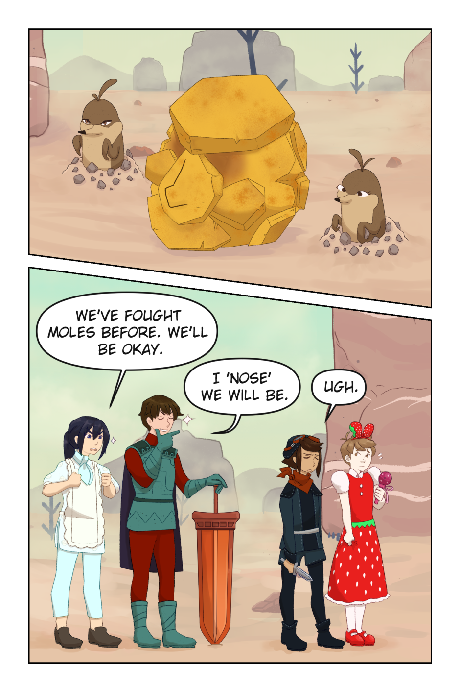Read Forward!: A Miitopia Fancomic :: Chapter 2 Page 18 | Tapas Comics