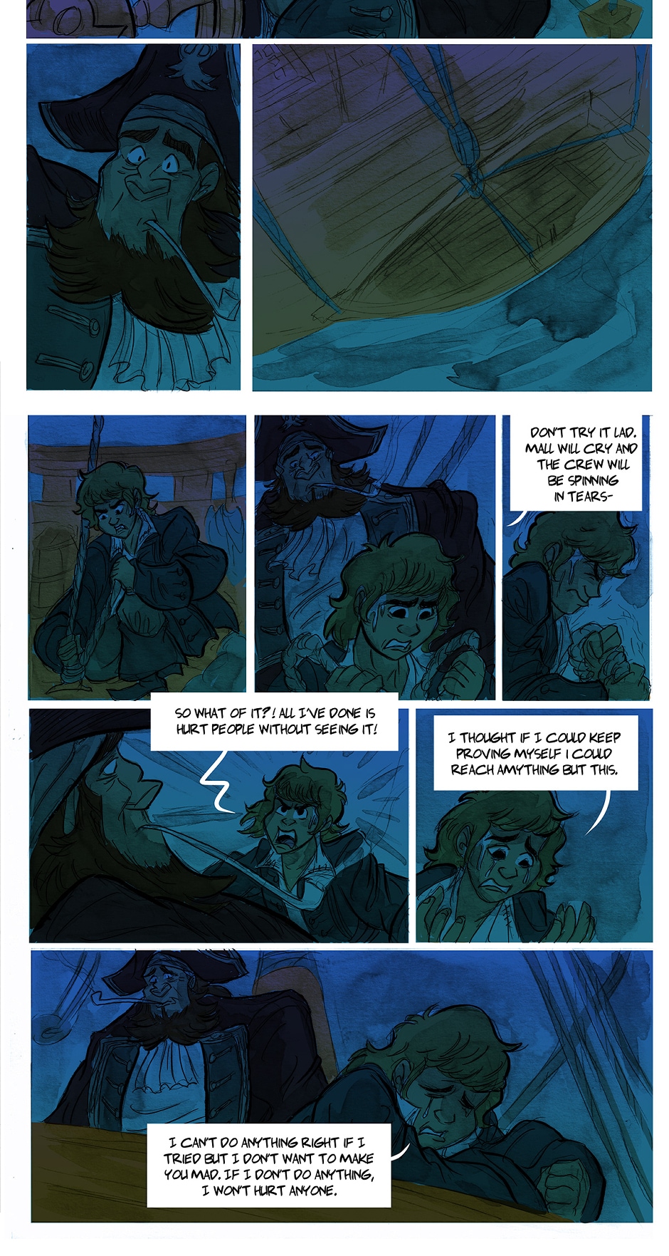 Read Red Roger :: Pressganged | Tapas Comics