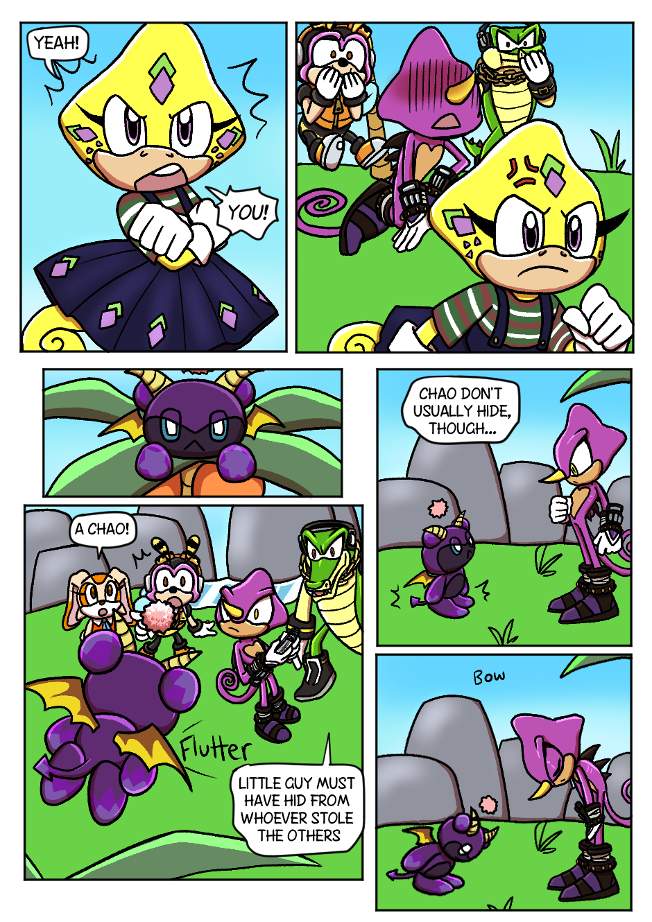 Read Team Chaotix Detective Agency :: Chao Garden Rumble! | Tapas Community