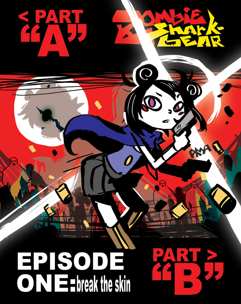 Read ZOMBIE SHARK BEAR :: EPISODE 1- BREAK THE SKIN (Pg 23) | Tapas Comics