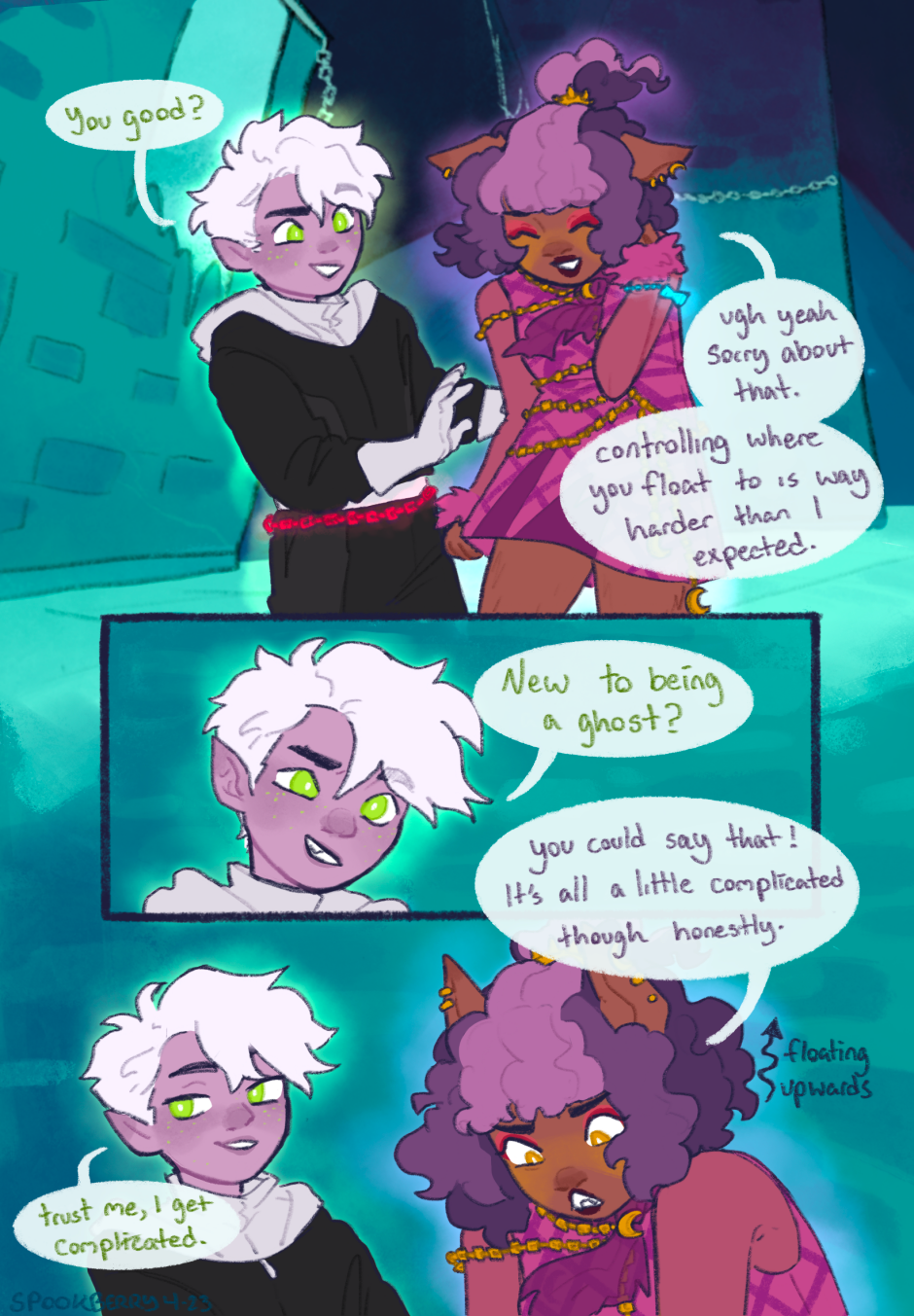 Read Half Normie AU :: Haunted High Arc (part 2) | Tapas Community