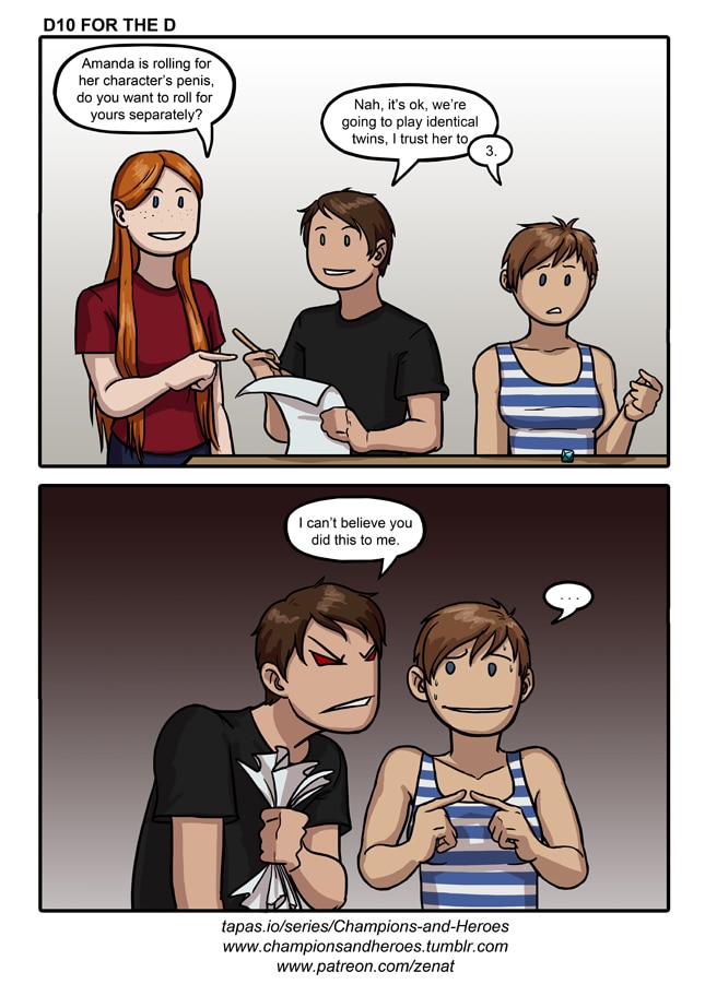 Read Champions and Heroes :: [RP] D10 for the D | Tapas Comics