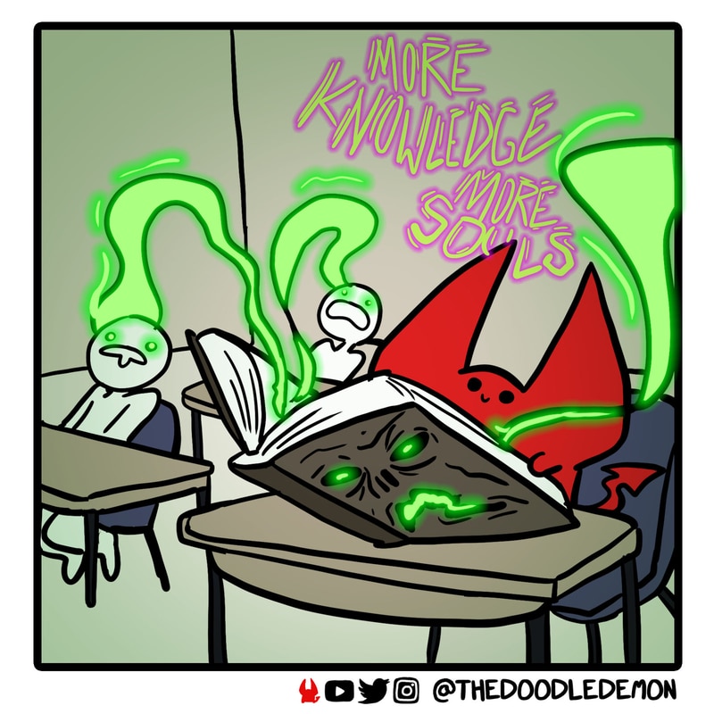 Read The Doodle Demon :: Open Book Test | Tapas Community