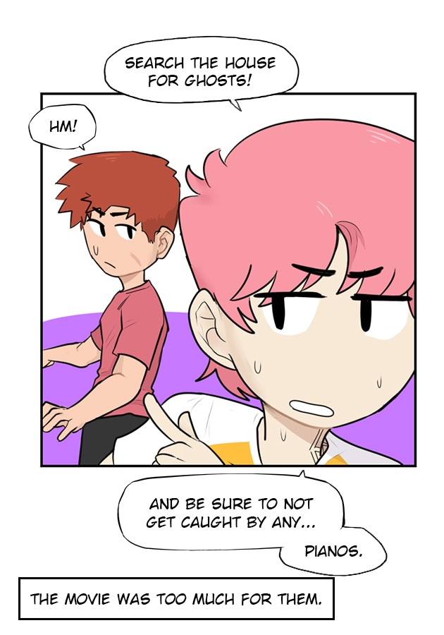 Read Ghost Roommate :: Scary Movie | Tapas Comics