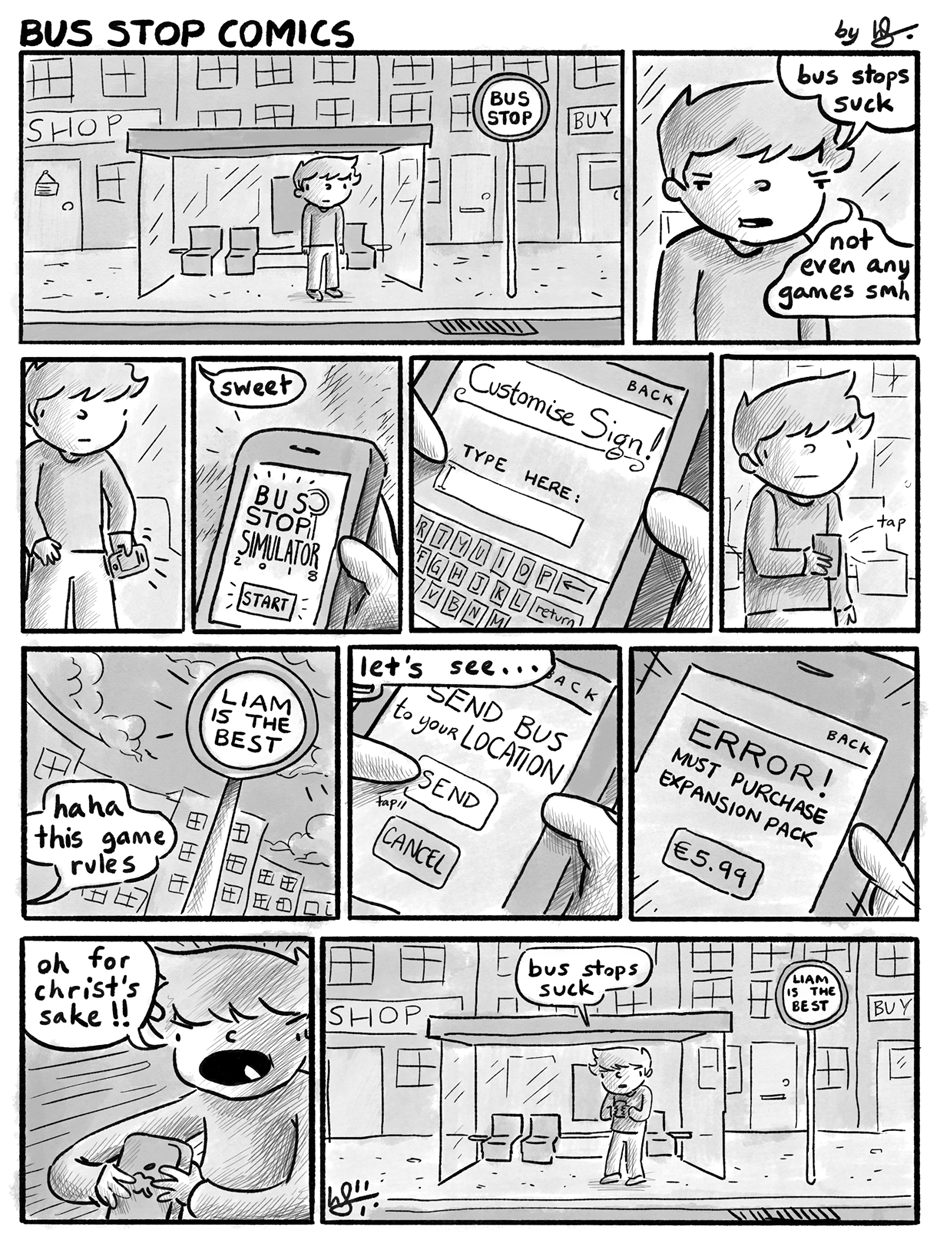 Read COMICS OF WILLIAM LEONARD :: bus stop comics | Tapas Community